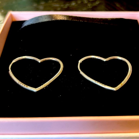 Pandora | Jewelry | Pandora Loved Heart Earrings | Poshmark